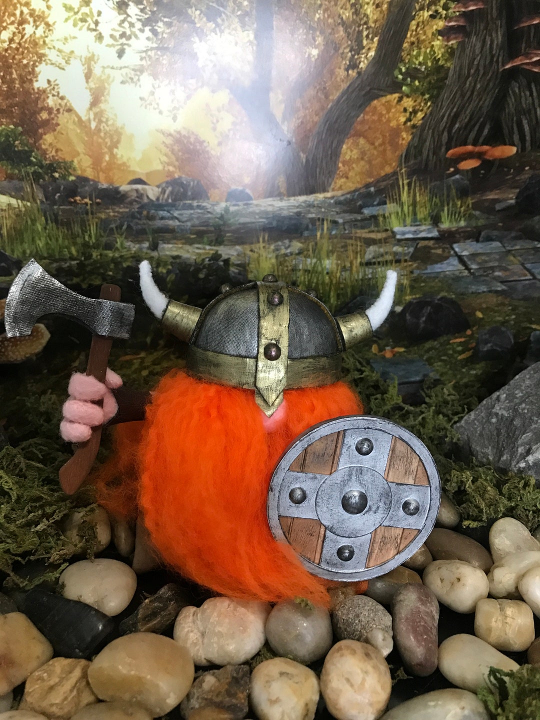 Viking Gnome, Valhalla, Yule, Pagan, Felt Doll, Chonknar the Mighty ...