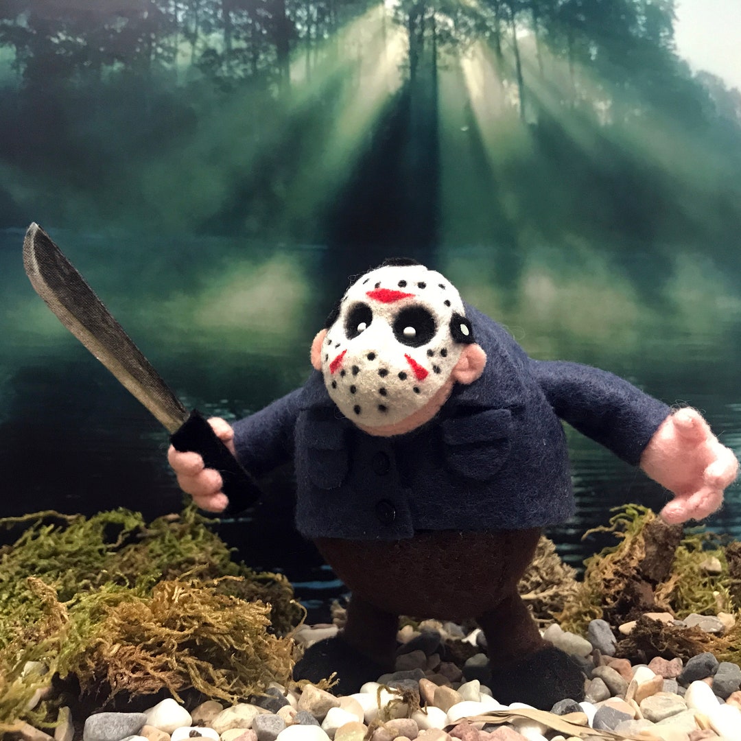 Jason Voorhees, Horror Doll, Friday the 13th, Plush Felt Doll, Felt ...