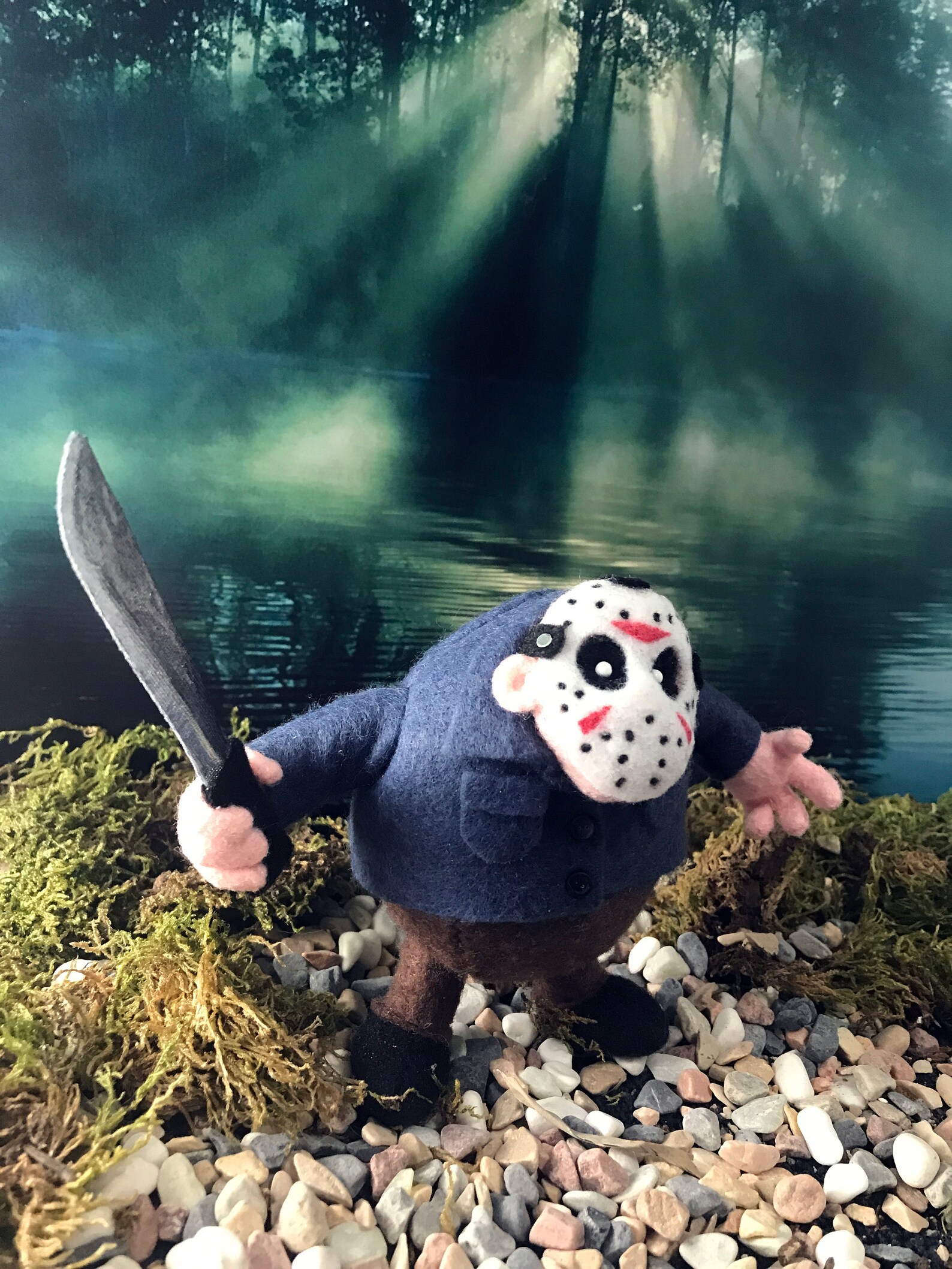 Jason Voorhees Horror Doll Friday the 13th Plush Felt Doll | Etsy