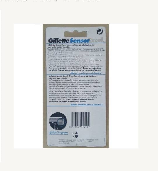 Gillette Sensor Excel Razor Handle 1 Cartridge Genuine New | Etsy