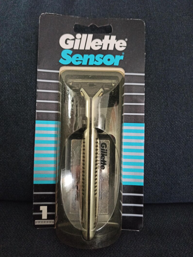 Gillette Sensor Metal Handle 90's New Old Stock - Etsy