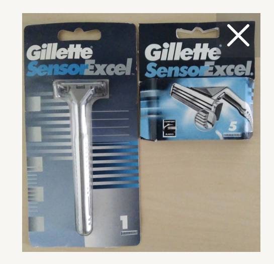 Gillette Sensor Excel Razor for sale| 123 ads for used Gillette Sensor ...