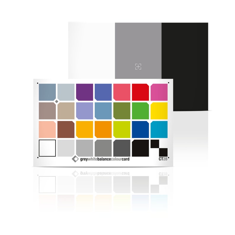 Grey White Balance Colour Card for Photographers and Designers - Colour ...