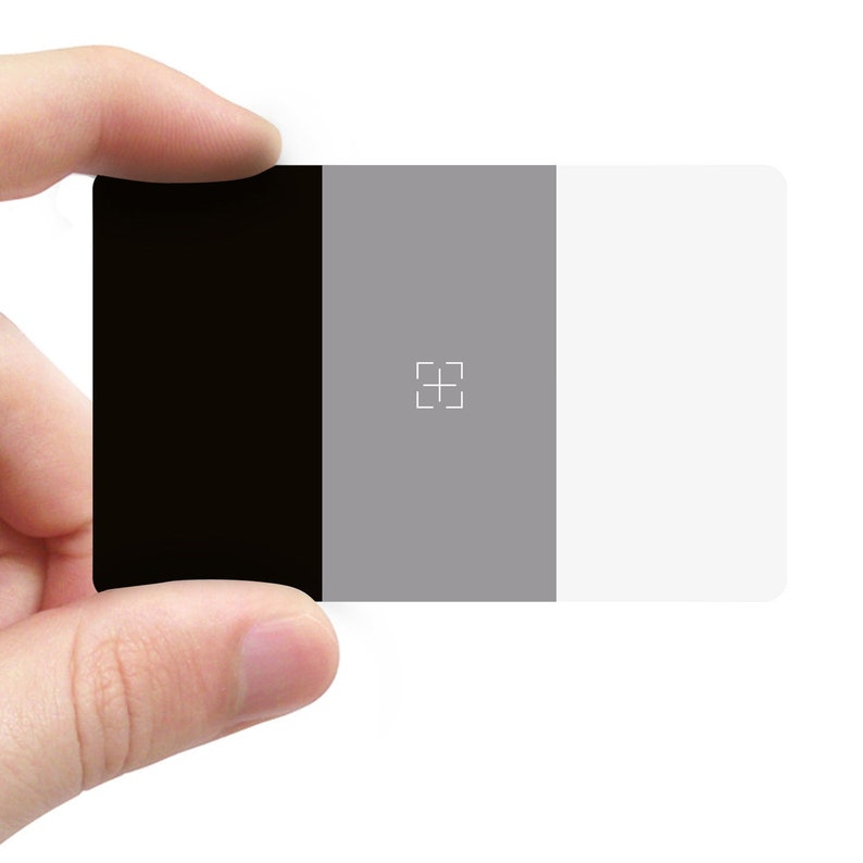 Grey White Balance Colour Card: 3x2 Credit Card, - Etsy