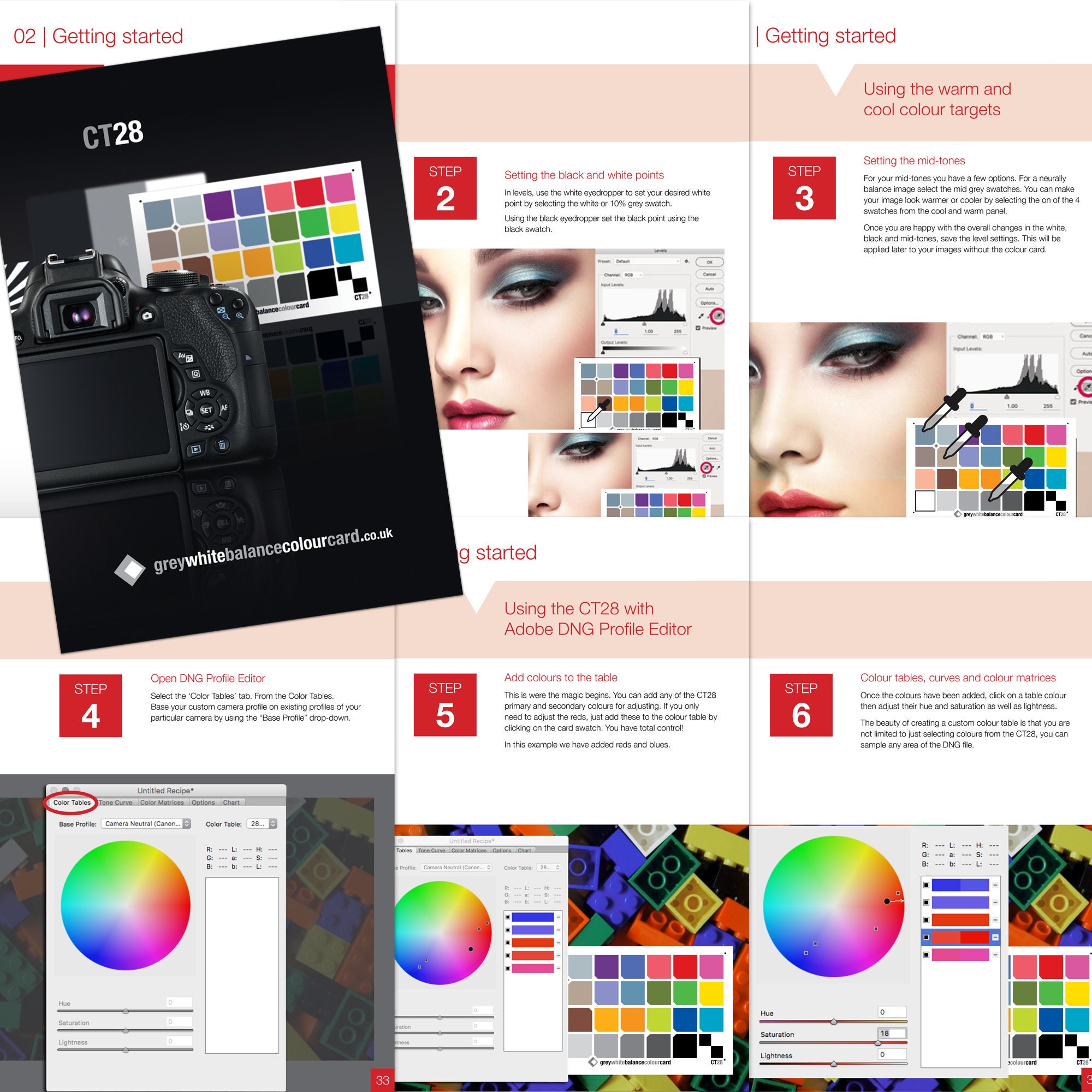 Grey White Balance Colour Card for Photographers and Designers - Colour ...
