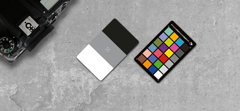Grey White Balance Colour Card: 3x2 Credit Card, - Etsy