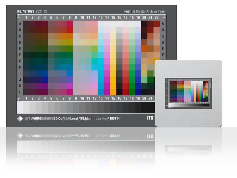 IT-8 Target Scanner Calibration Bundle: IT8.7/1 - IT8.7/2 - 35mm Trans ...