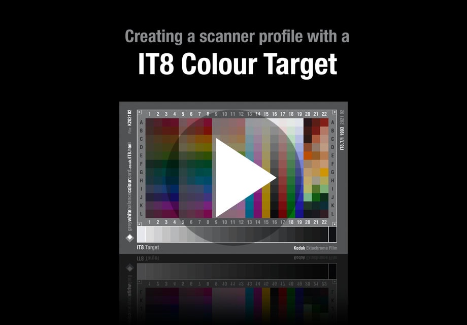 IT-8 Target Scanner Calibration Bundle: IT8.7/1 - IT8.7/2 - 35mm Trans ...