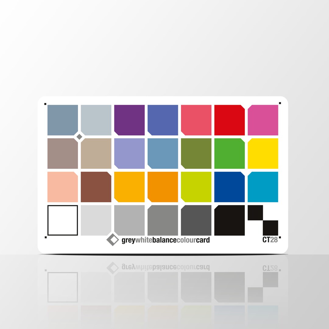 Grey White Balance Colour Card for Photographers and Designers Colour ...