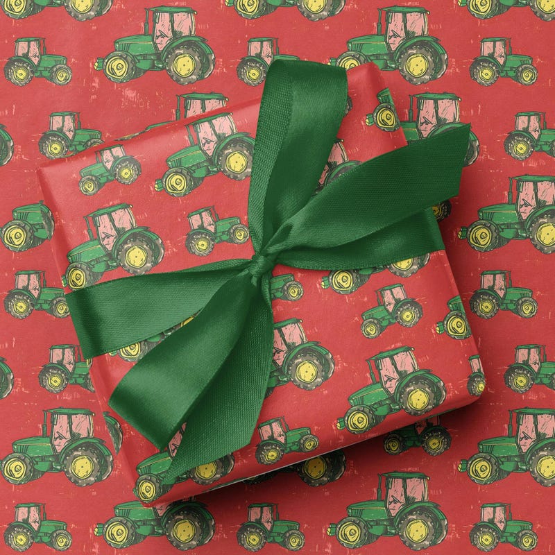John Deere Wrapping Paper - Etsy