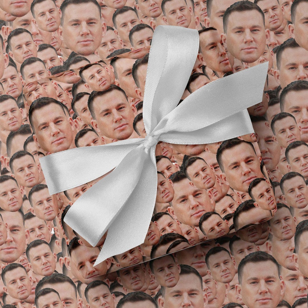 Custom Face Wrapping Paper – Personalised Photo Gift Wrap - Etsy