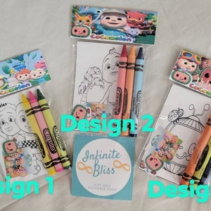 Personalized Cocomelon Tin Box Cocomelon Crayon Box Party Favors ...