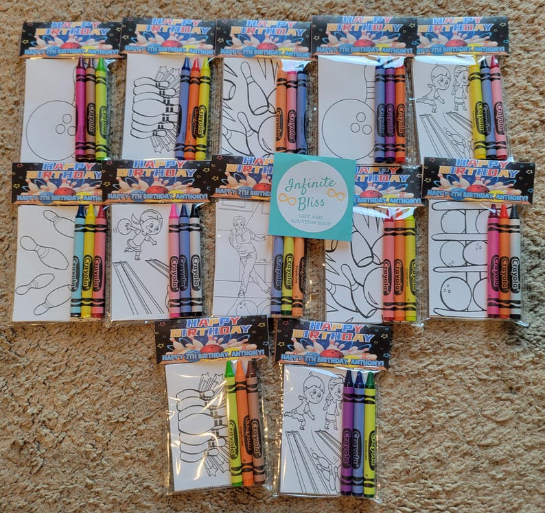 Bowling Coloring Packs | Bowling Coloring Pages | Bowling Game Party ...