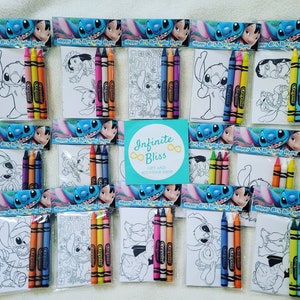 Lilo and Stitch Coloring Packs | Coloring Pages | Party Favor| Birthday ...