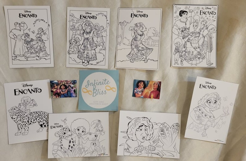Encanto Coloring Packs Coloring Pages Party Favors - Etsy Israel