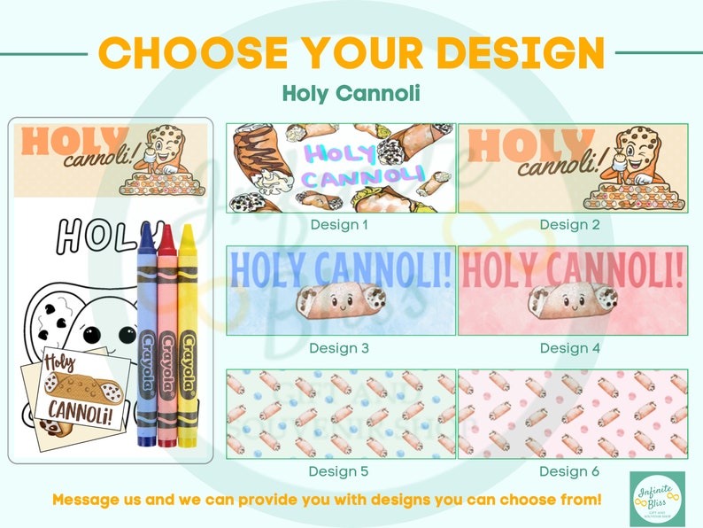 Holy Cannoli Coloring Packs | Holy Cannoli Party Coloring Pages | Holy ...