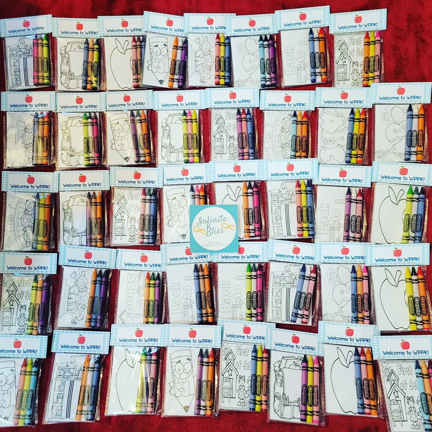 Back to School Coloring Packs | Coloring Pages | Party Favor | Activity ...