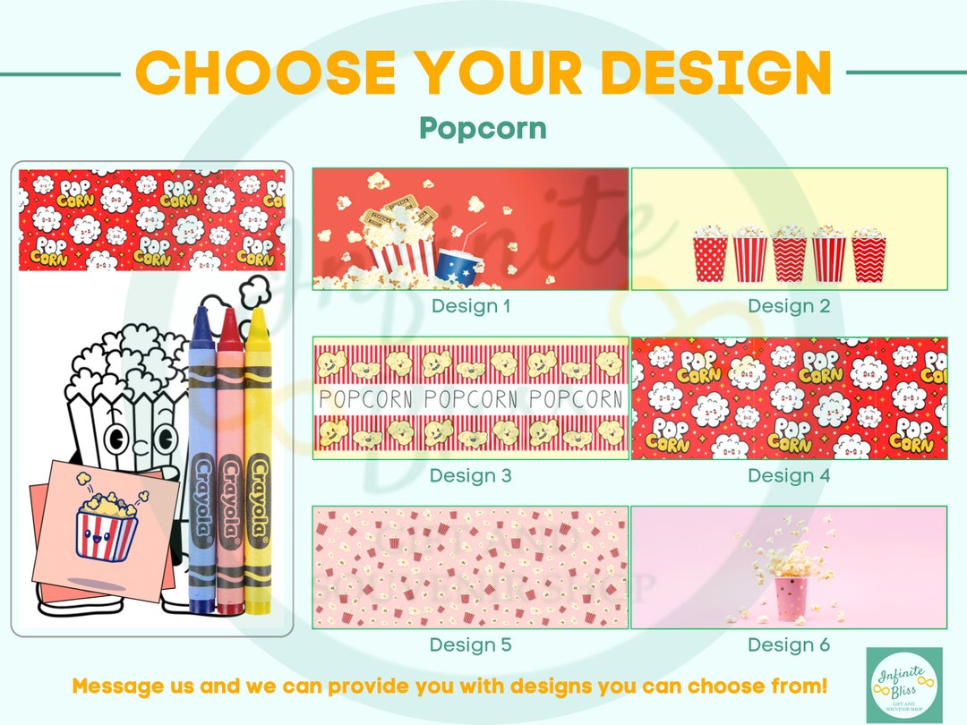 Popcorn Coloring Packs | Coloring Pages | Popcorn Birthday | Movie ...