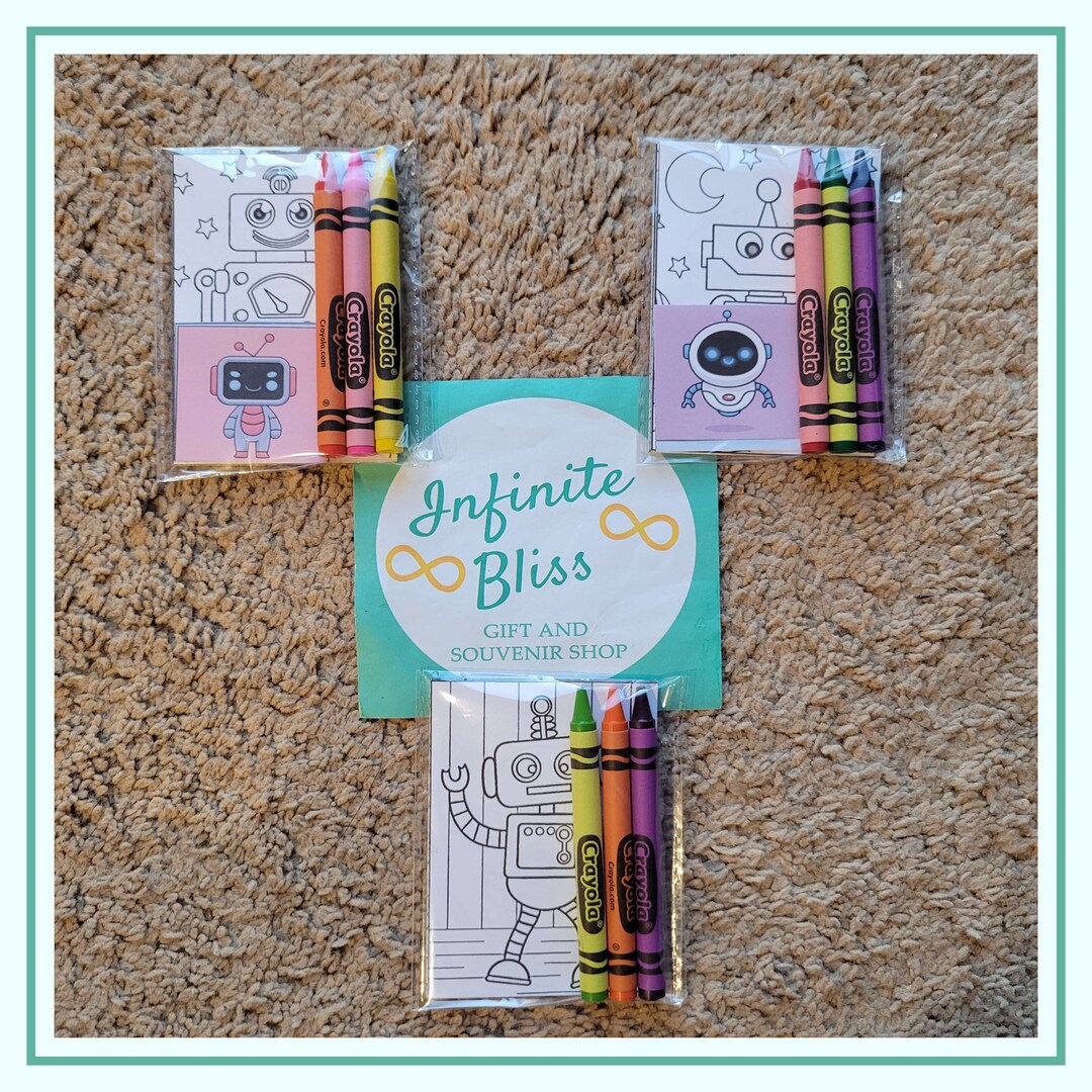 Robot Coloring Packs | Coloring Pages | Party Favor | Robotics ...
