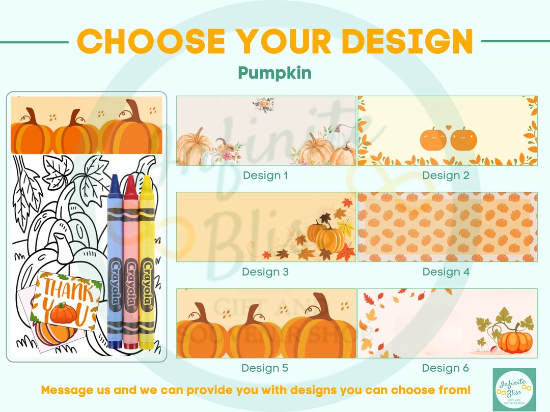 Pumpkin Coloring Packs | Coloring Pages | Party Favor | Our Little ...