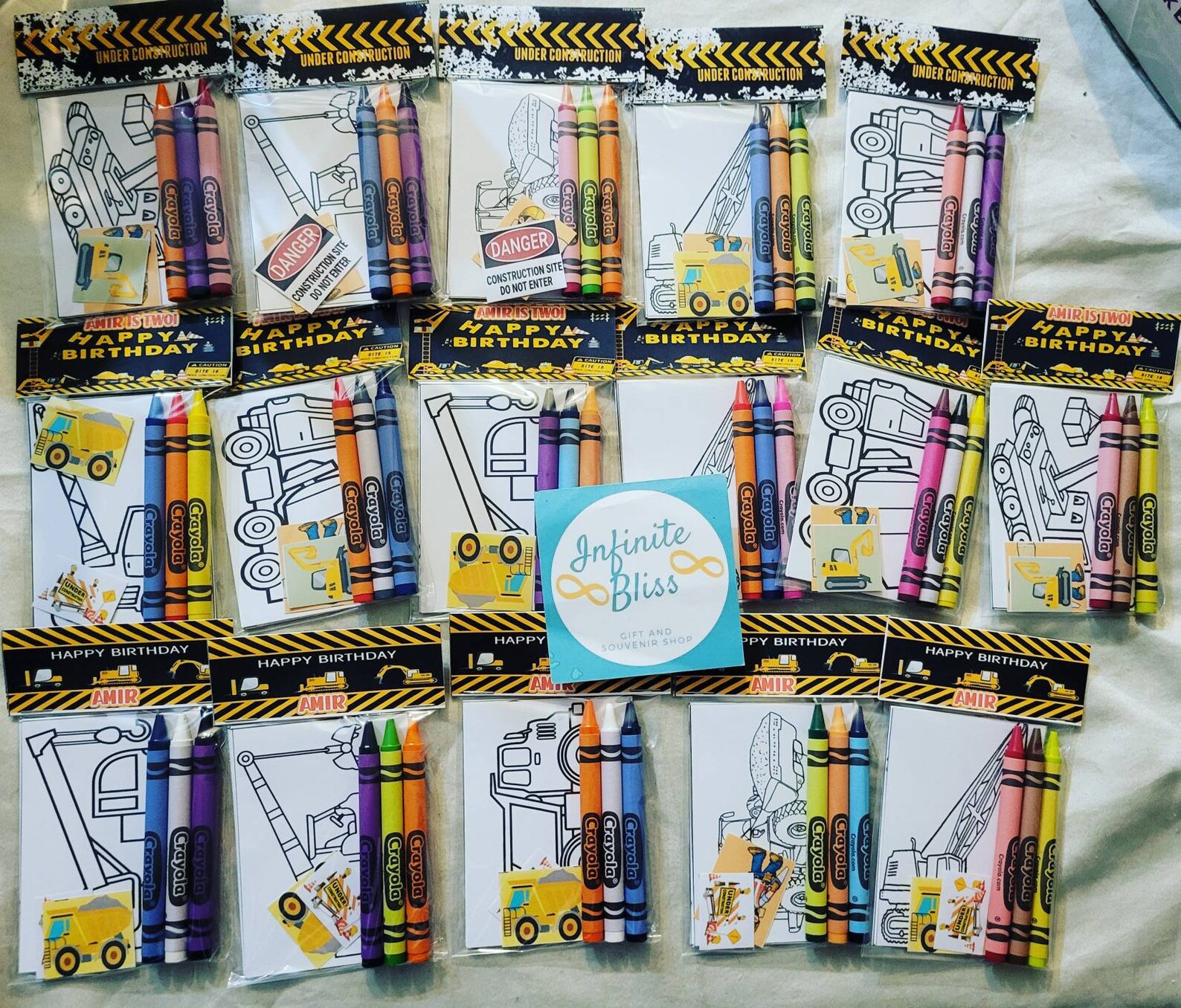 Construction Coloring Packs | Coloring Pages | Birthday Party Supplies ...