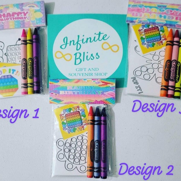 Pop It Coloring Page - Etsy