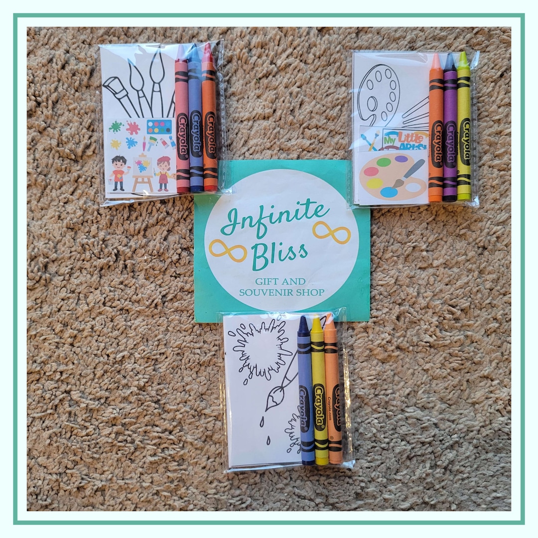 Art Party Coloring Packs | Coloring Pages | Party Favor | Painter ...