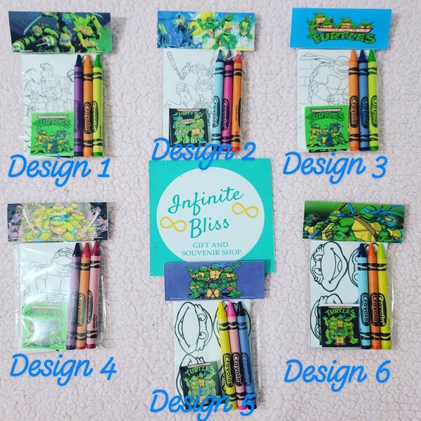 Ninja Turtle Favors - Etsy