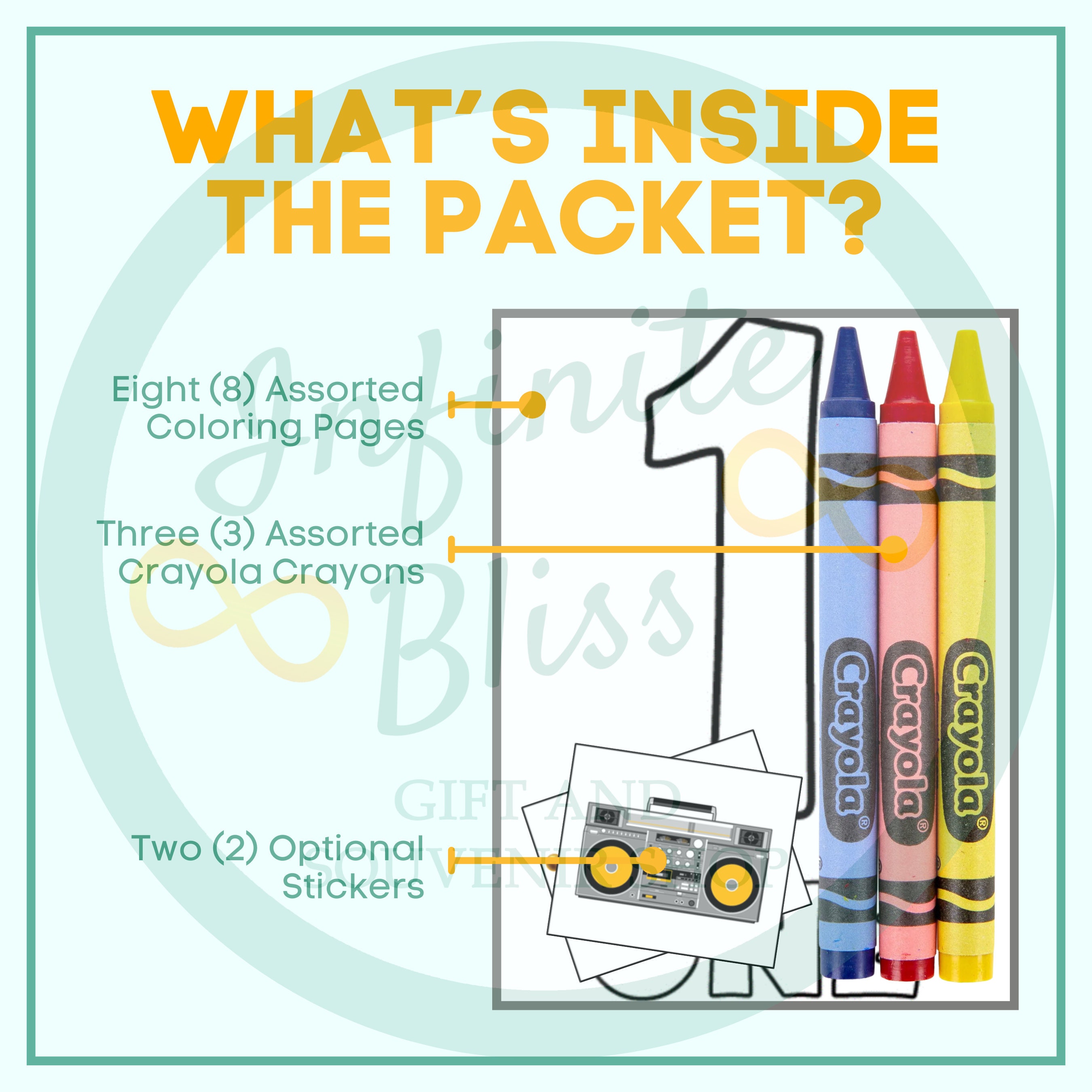 The Notorious One Coloring Packs | Coloring Pages | Party Favor | the ...