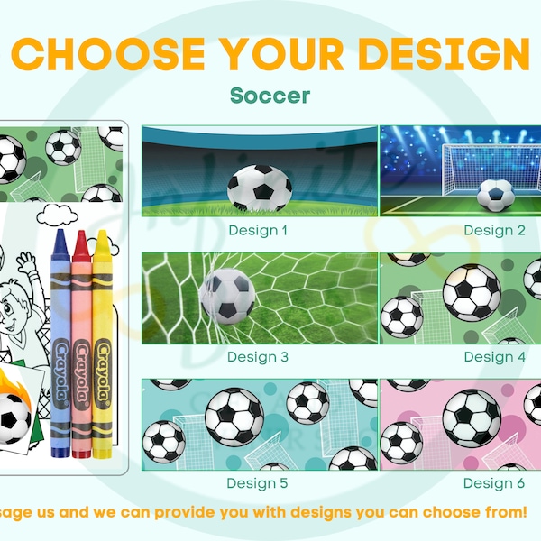 Soccer Coloring Book - Etsy
