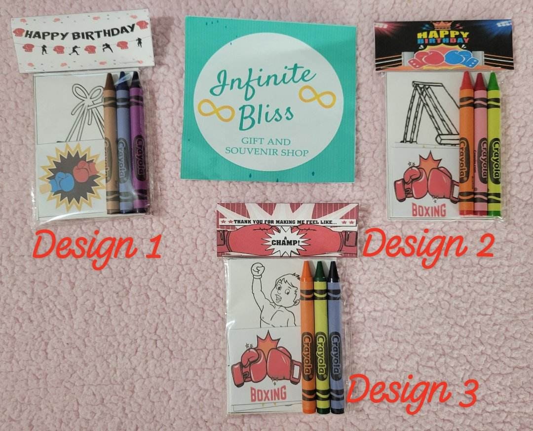 Boxing Coloring Packs | Coloring Pages | Party Favor | Boxer | Punch ...