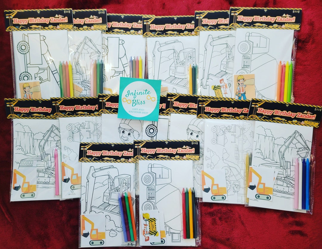 Construction Activity Packs | Construction Coloring Packs | Coloring ...