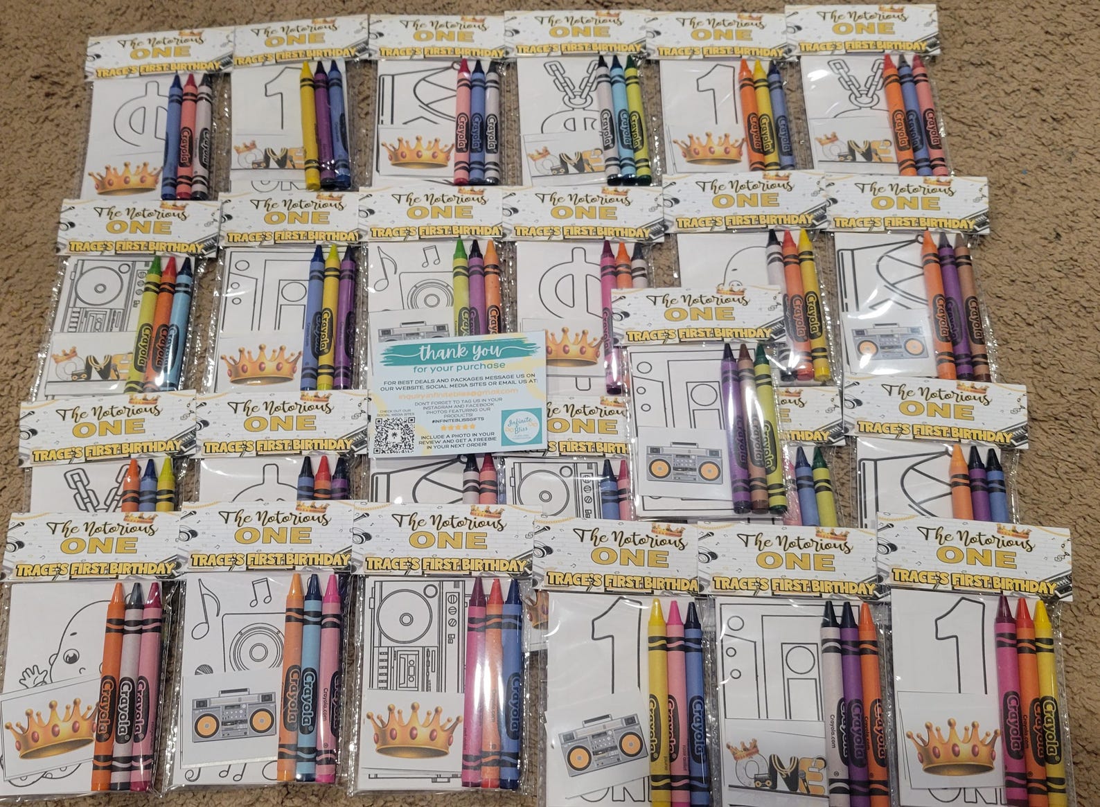 Notorious One Coloring Packs | the Notorious One the Big One Party ...