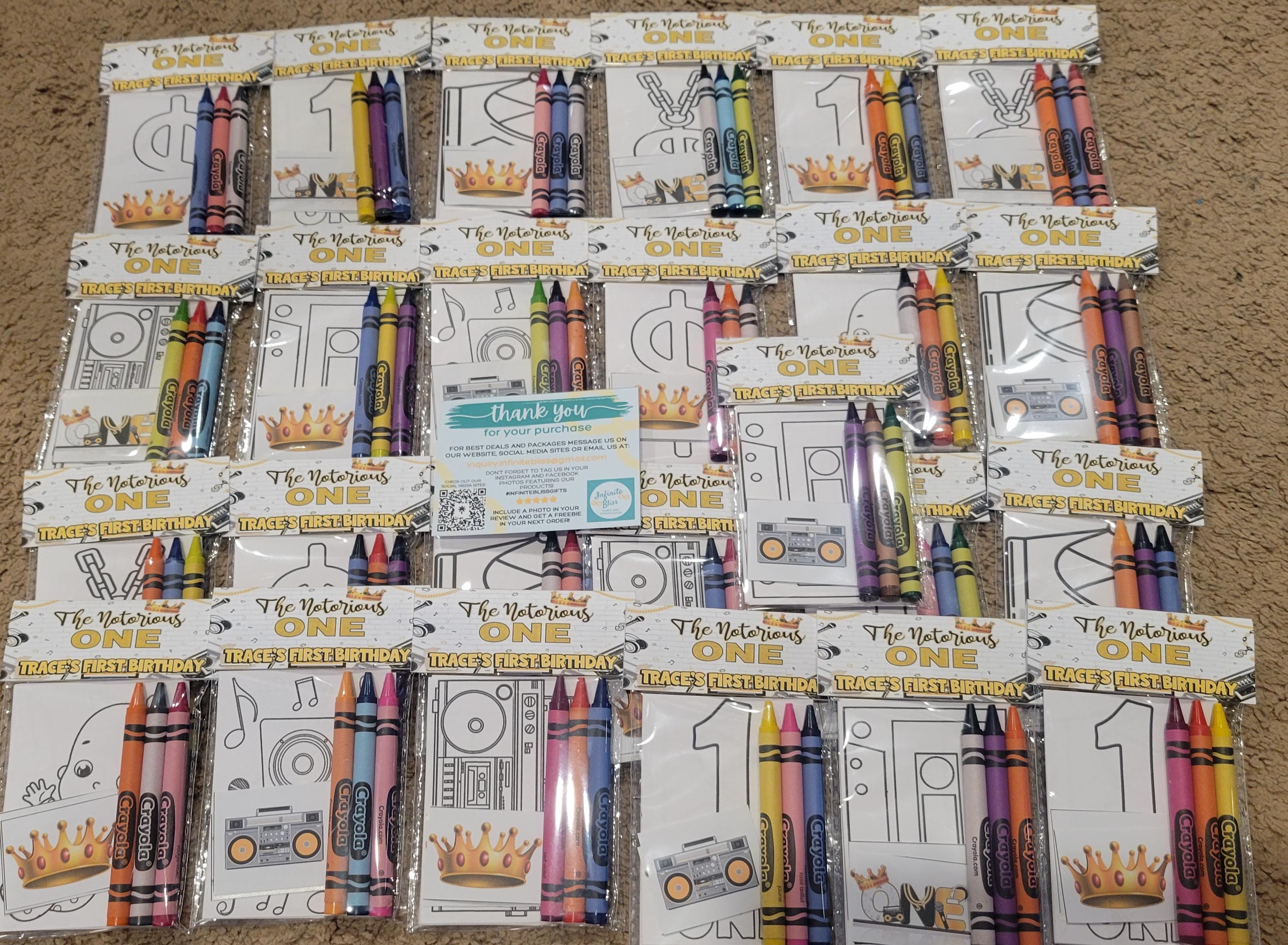 Notorious One Coloring Packs | the Notorious One the Big One Party ...
