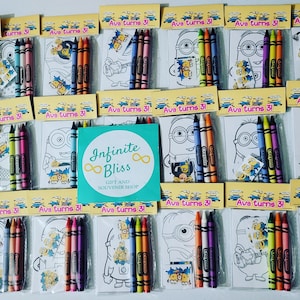 Minions Coloring Packs | Coloring Pages | Minions Party Favor for Kids ...