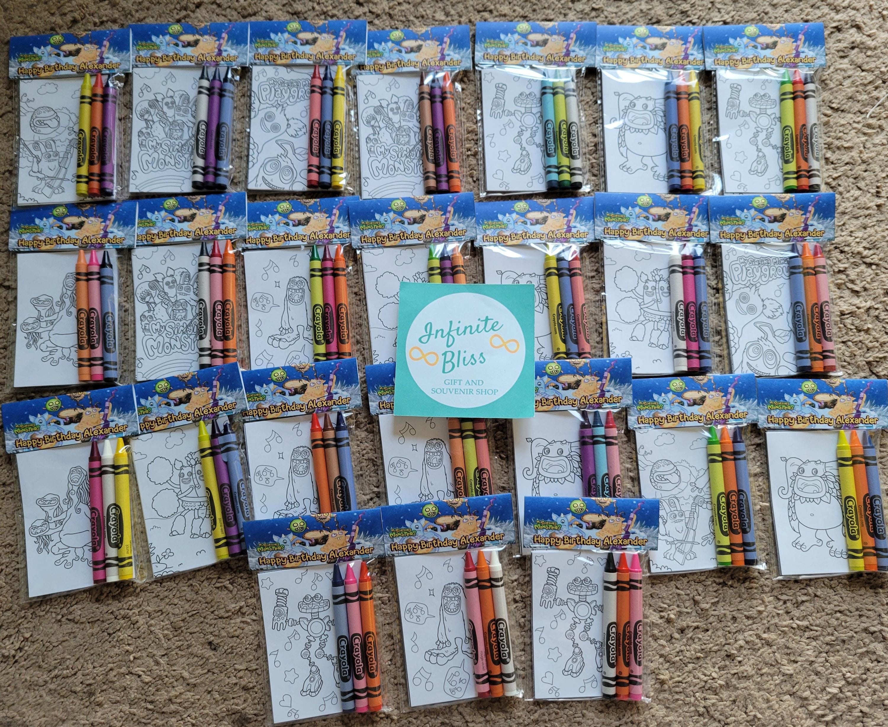 Choose Your Theme Party Favor Coloring Packets (any Theme) Message Us ...