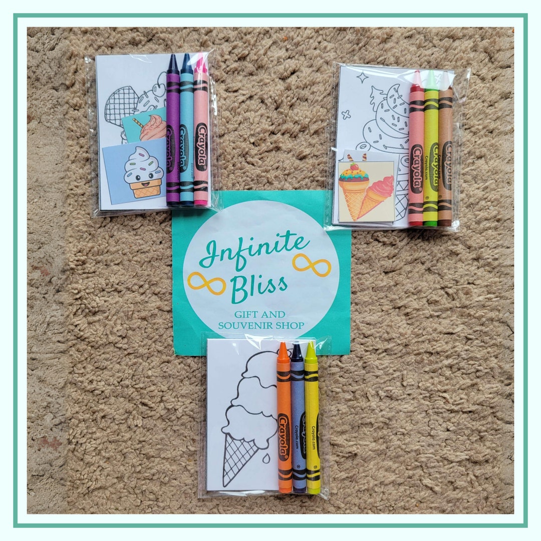 Ice Cream Coloring Packs | Coloring Pages | Party Favors | Two Sweet ...