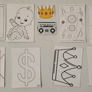 Notorious One Coloring Packs | the Notorious One the Big One Party ...