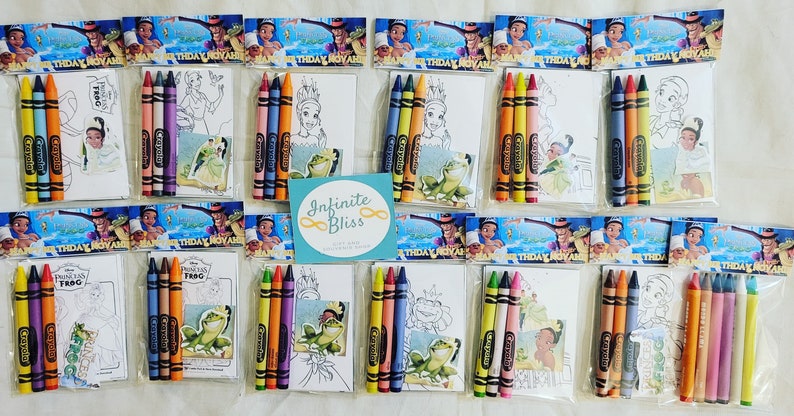 Choose Your Theme Party Favor Coloring Packets any Theme - Etsy