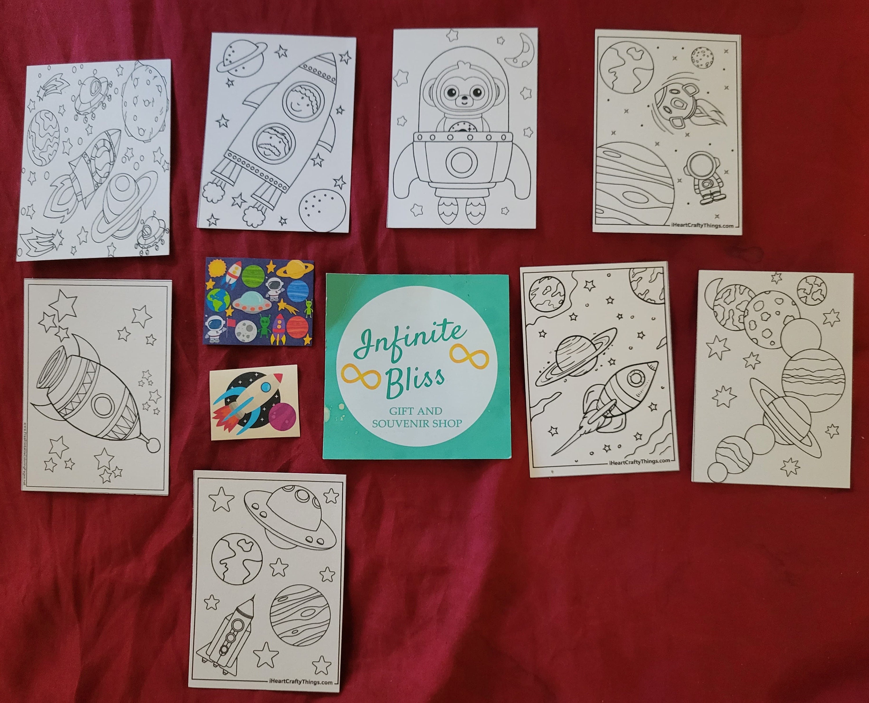 Space Coloring Packs Coloring Pages Party Favors Crayola - Etsy