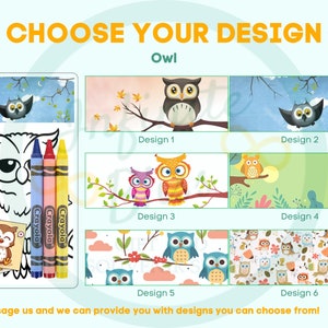 Owl Coloring Packs | Owl Coloring Pages | Owl Birthday Party Favor ...