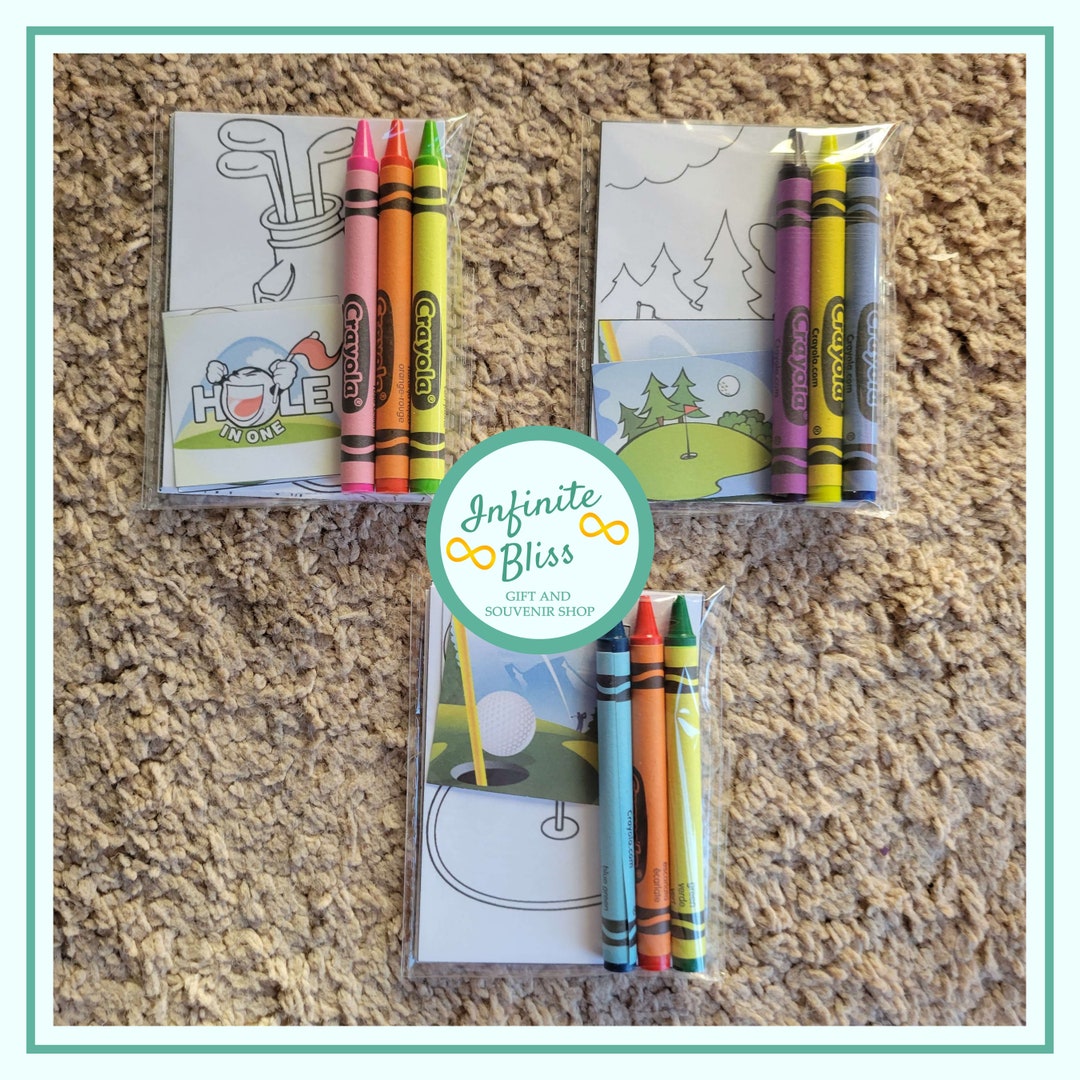 Hole in One Coloring Packs | Golf Theme Coloring Pages | Fore Birthday ...