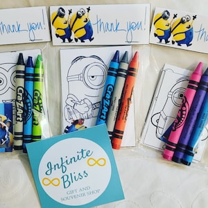 Minions Coloring Packs | Coloring Pages | Minions Party Favor for Kids ...