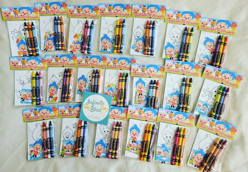 Choose Your Theme Party Favor Coloring Packets any Theme - Etsy