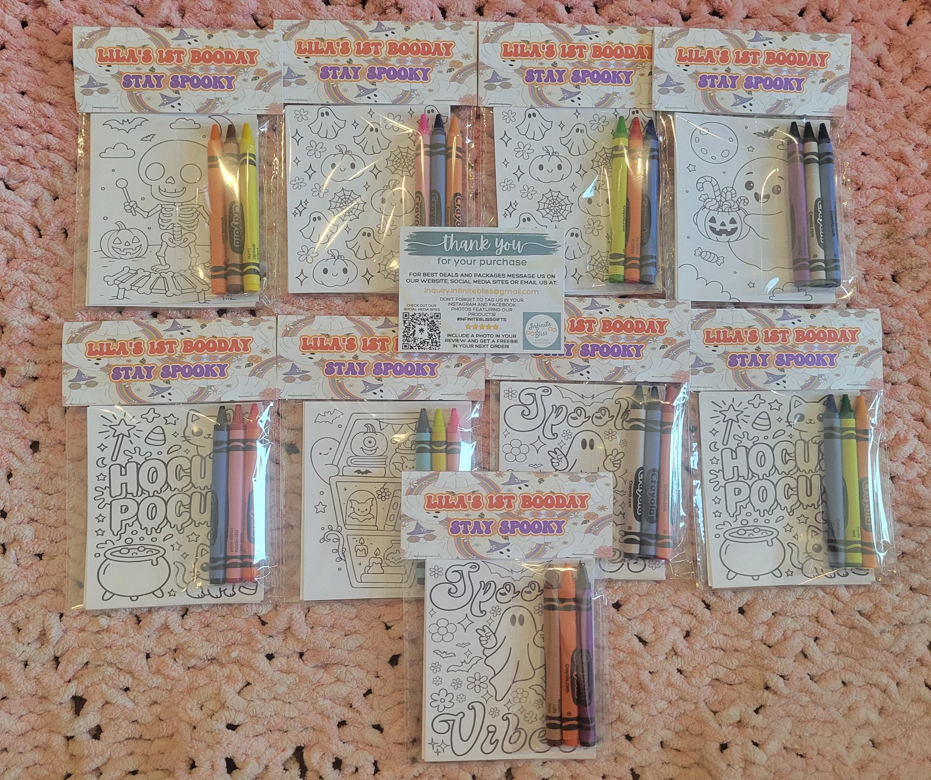 Medium Custom Coloring Packets | Personalized Kids Party Favors | Any ...
