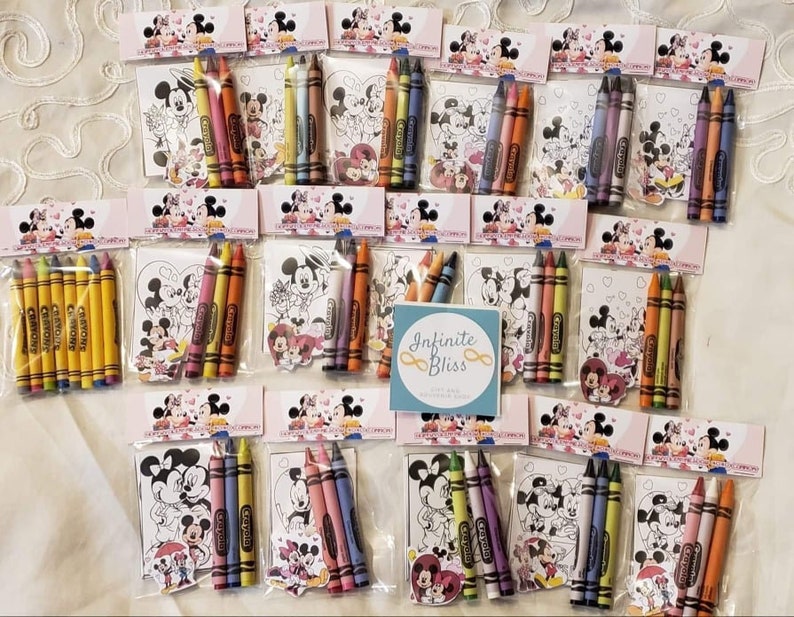 Choose Your Theme Party Favor Coloring Packets any Theme - Etsy