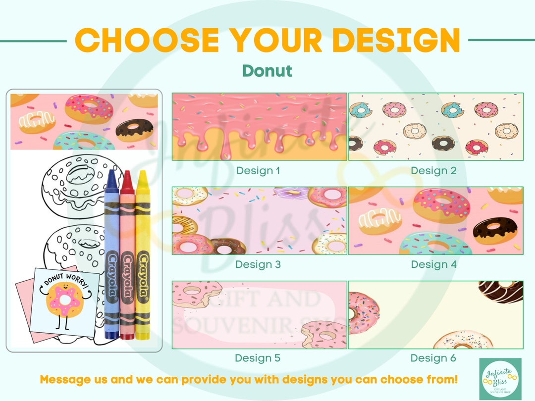 Donut Coloring Packs | Donuts Coloring Pages | Doughnut | Birthday ...