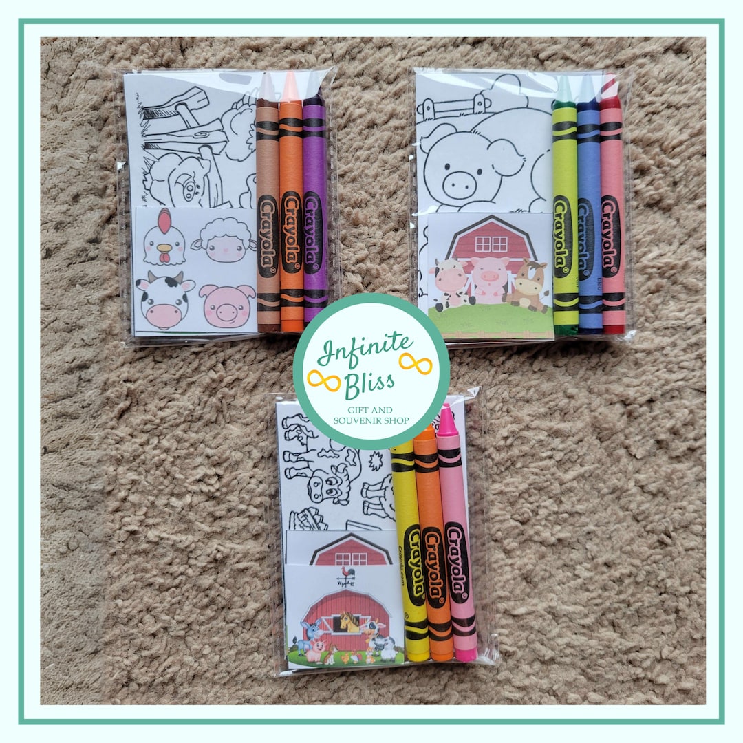 Farm Animals | Old Macdonald | Pink Farm | Barn Coloring Packs ...