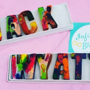 Personalized Crayon Names| Crayon Box | Personalized Name Crayon ...