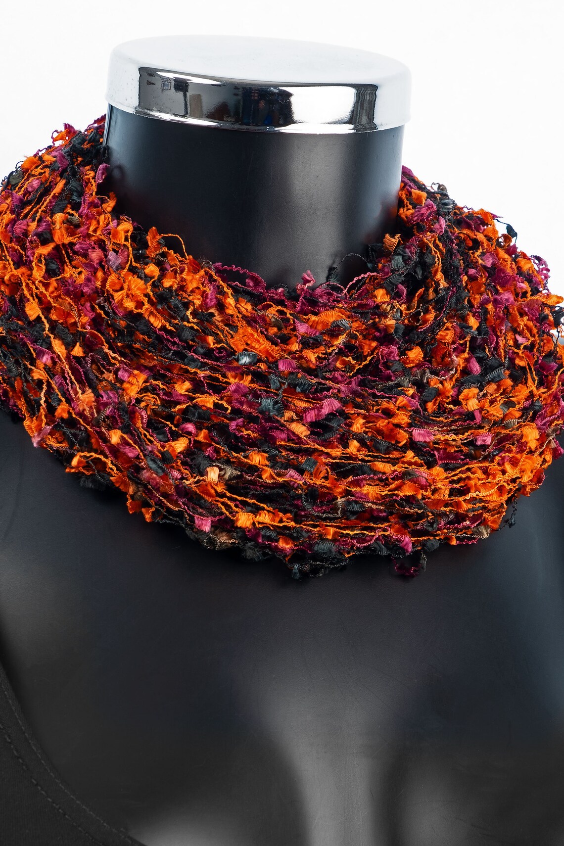 Hand Knitted Scarf Net Scarves Neck Scarf Women Bridal Shrug - Etsy